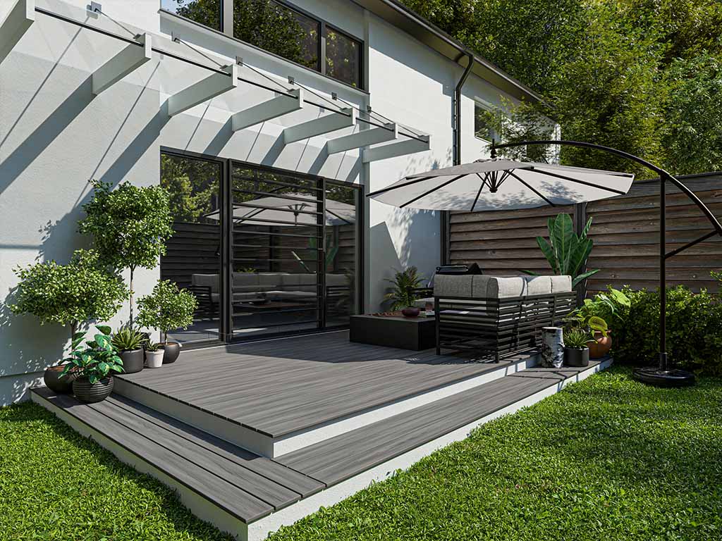 Lame de terrasse WPC Good Life Beach House | Lame de terrasse composite ...