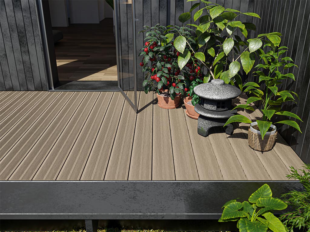 Lames de terrasse WPC Fun Deck Ultrashield Multigrey light | Lame de ...