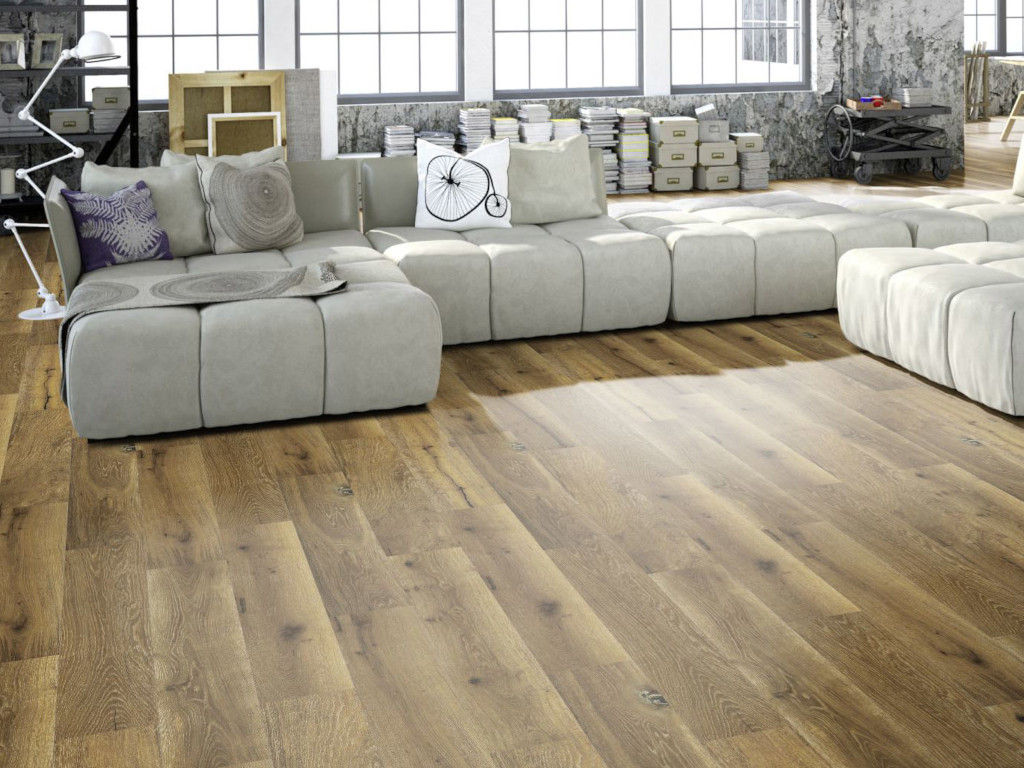 Sol en liège sol naturel DESIGNTrend chêne Tweed | Sol en liège décor ...