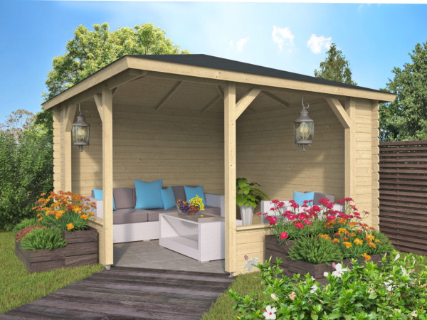 Relax Pavillon de jardin Mitch | Promotion tonnelle pergola | Tonnelle ...