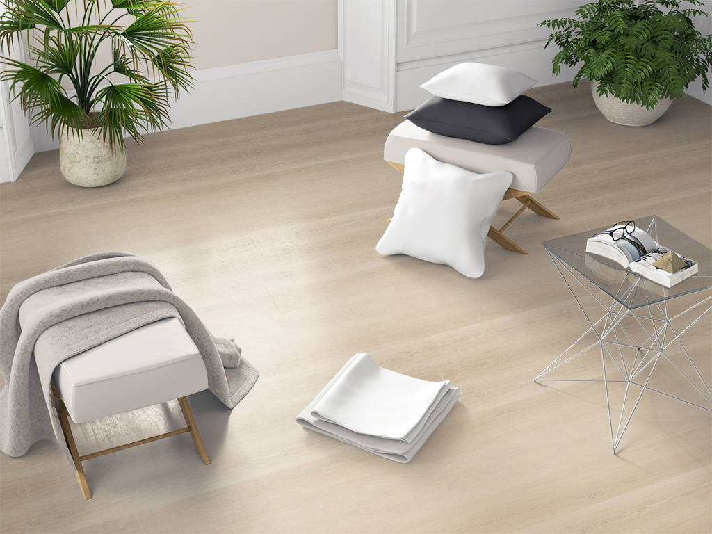 Sol design chêne Chalet blanchi Structure bois au format de lames ...